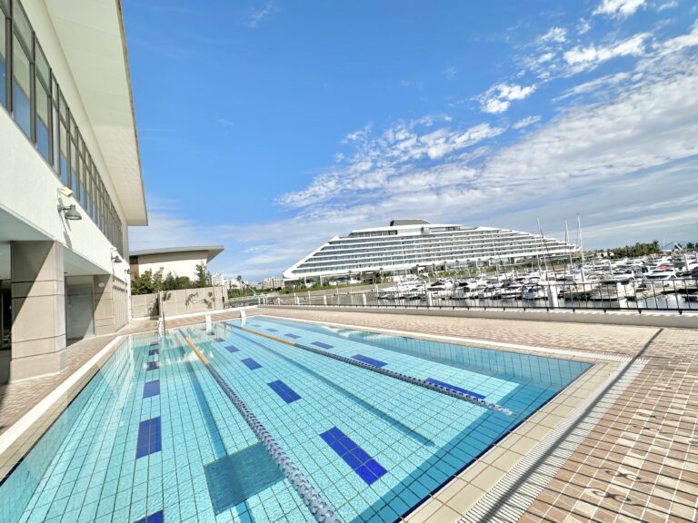 屋外プールオープンいたしました☻ – スポーツクラブアクトス – AXTOS