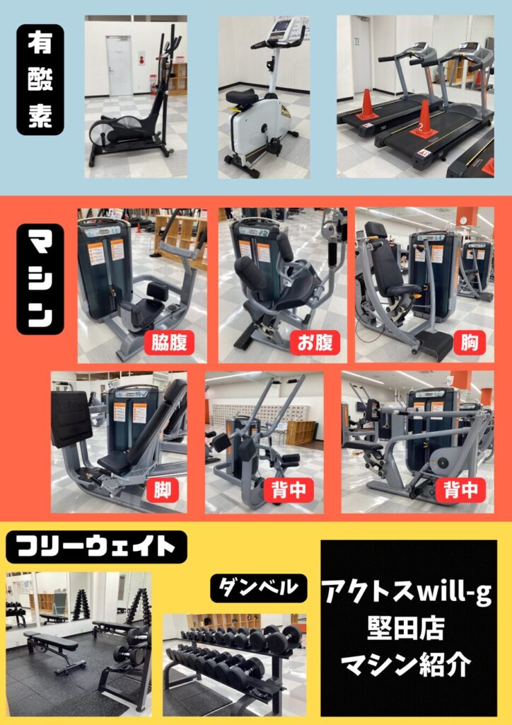 マシンのご紹介！！ – スポーツクラブアクトス – AXTOS